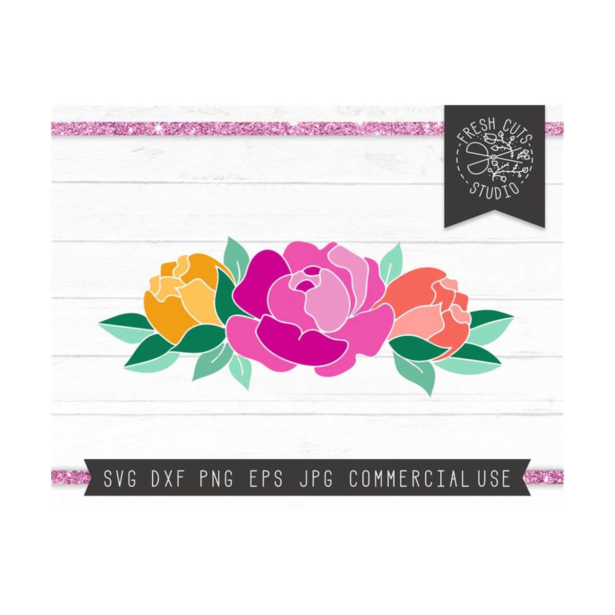 Flower Svg, Floral SVG Flower Cut file for Cricut,Instant Do | Inspire ...