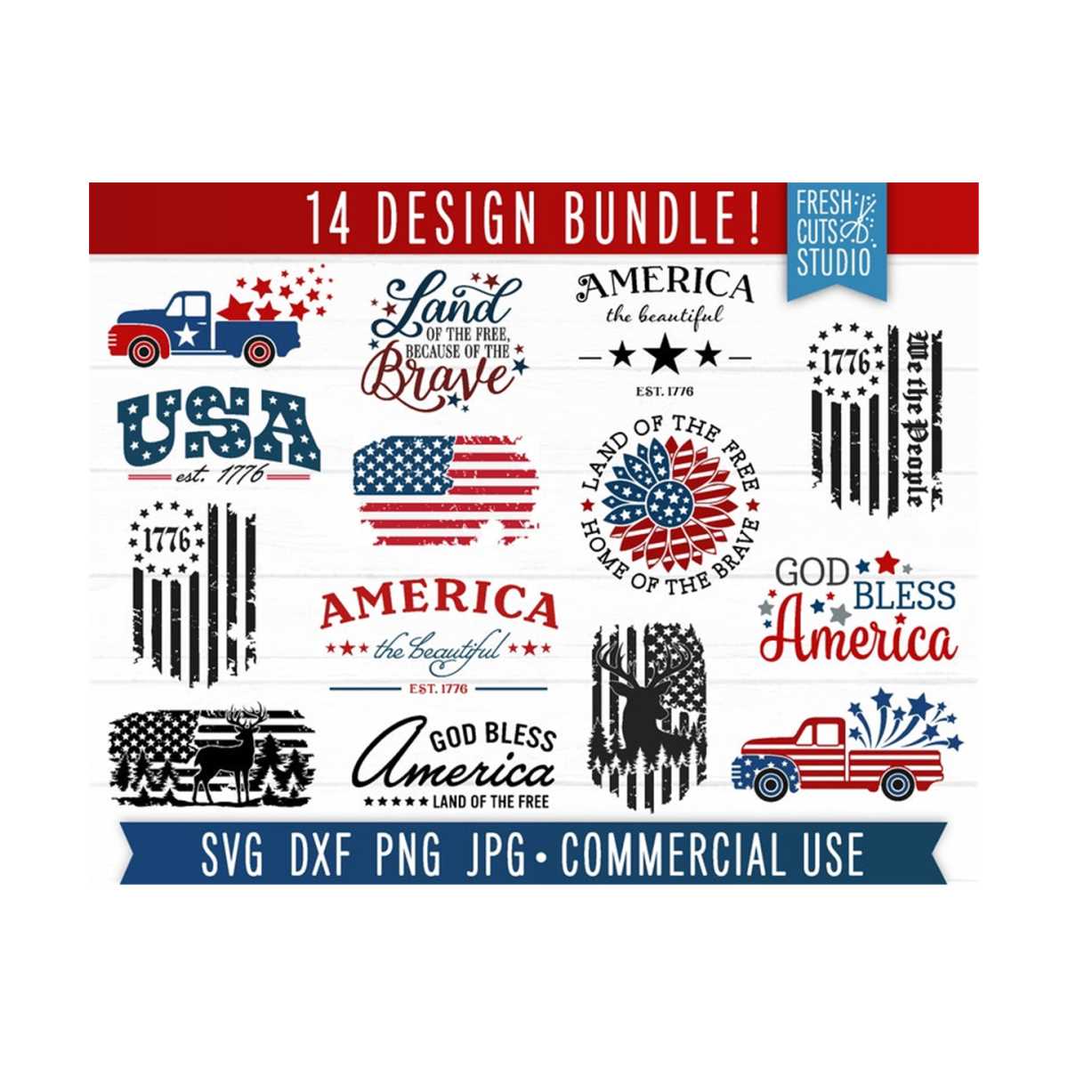 4th of July SVG Bundle, July 4th SVG, Independence Day svg, | Inspire ...