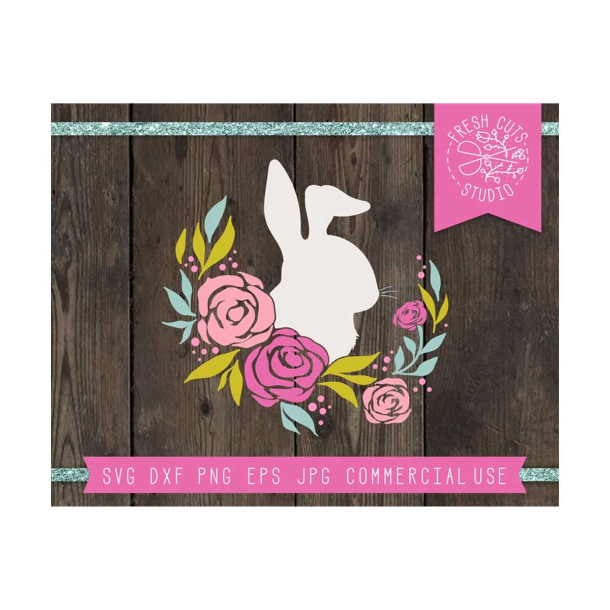Rabbit SVG Instant Download, Bunny SVG Cut File for Cricut, | Inspire ...
