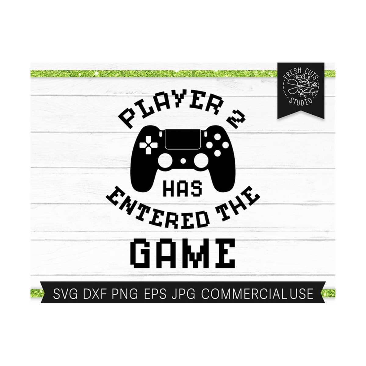Baby SVG for Newborn baby, Player 2 svg, video game svg, pla | Inspire ...