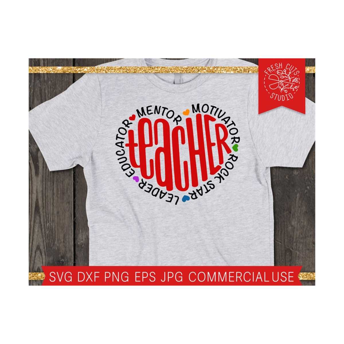 Teacher SVG Cut File, Teaching Quote Saying Svg, Teacher Hea | Inspire ...