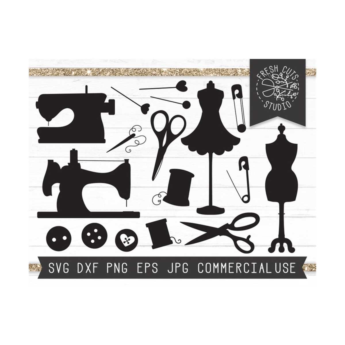Sewing SVG Instant Download, Sewing Silhouettes, Tailor svg, | Inspire ...