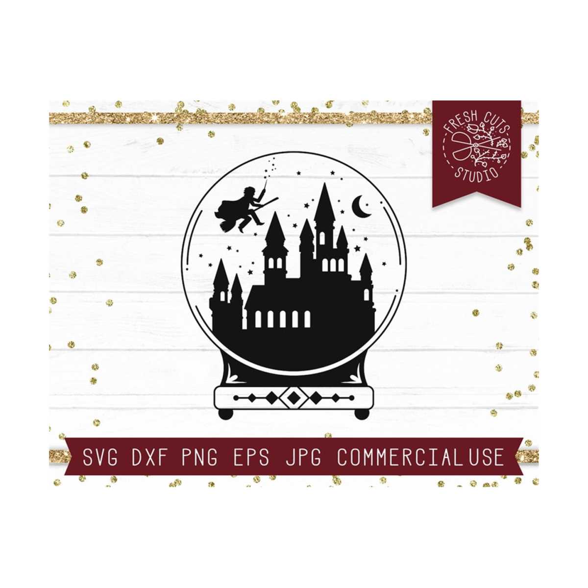 Wizard SVG Cut File for Cricut, Castle Silhouette SVG, Boy W | Inspire ...