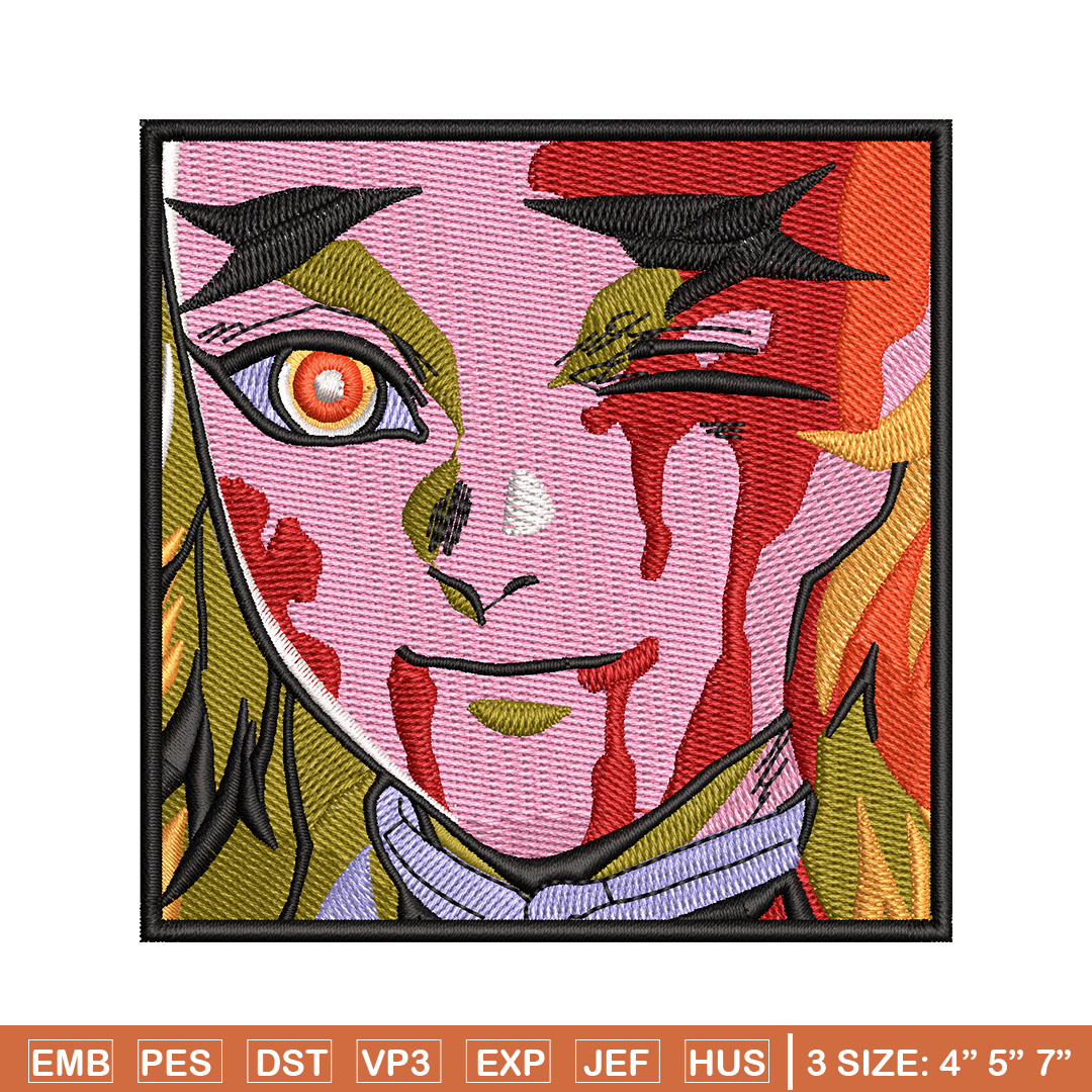 Rengoku face embroidery design, Rengoku embroidery, Anime de | Inspire ...