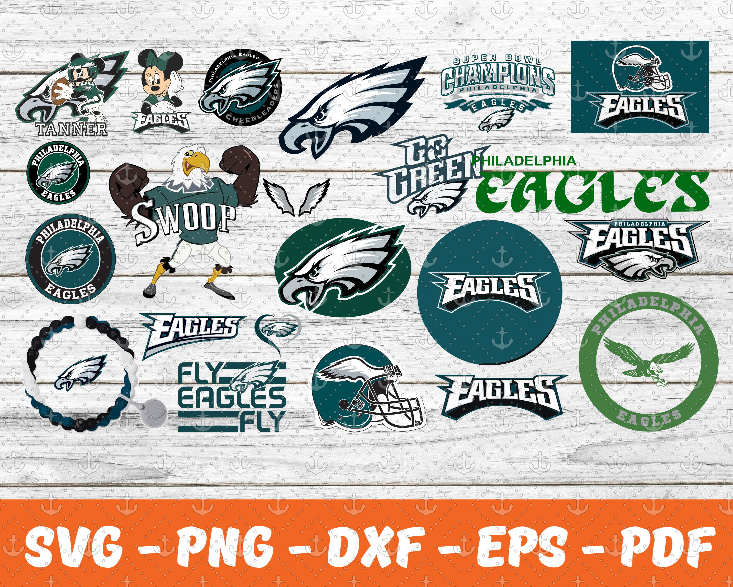 Philadelphia Eagles Bundle Svg, Football Svg ,Sport Svg, Spo | Inspire ...