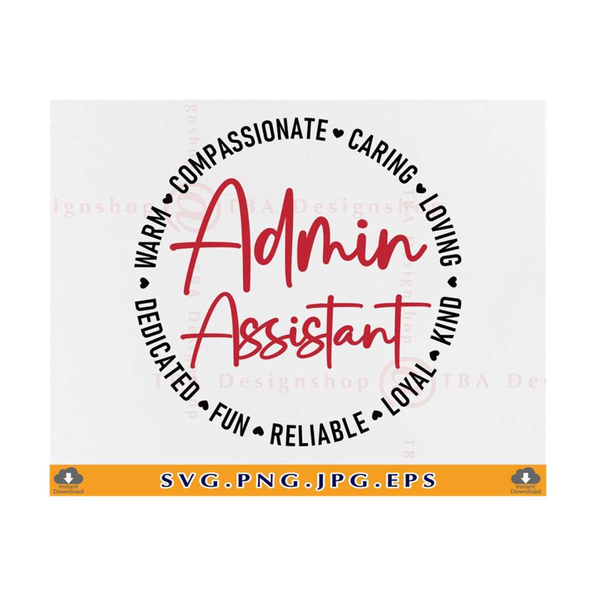 Admin Assistant SVG, Office Staff Appreciation Gift Svg, Rec | Inspire ...