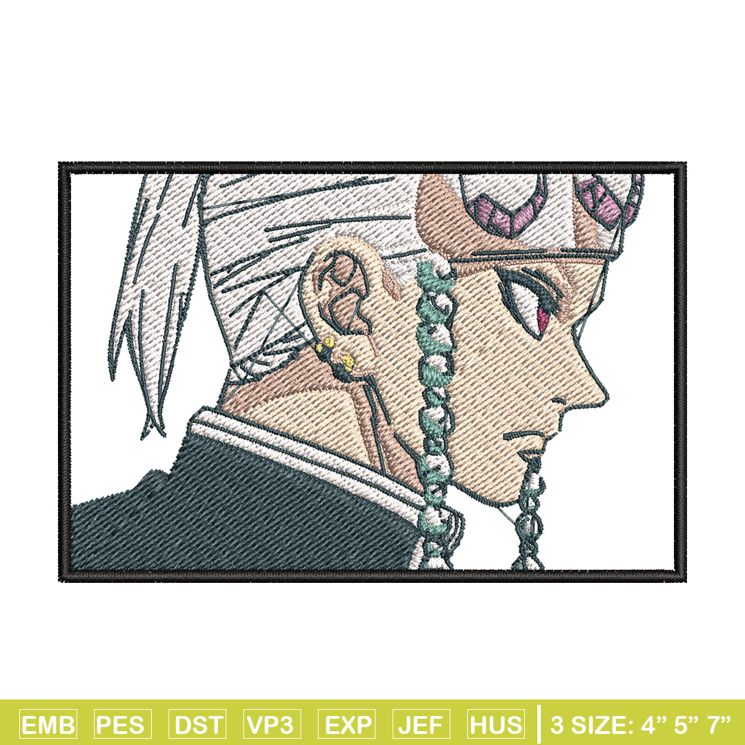 Tengen face embroidery design, Tengen embroidery, Anime desi | Inspire ...