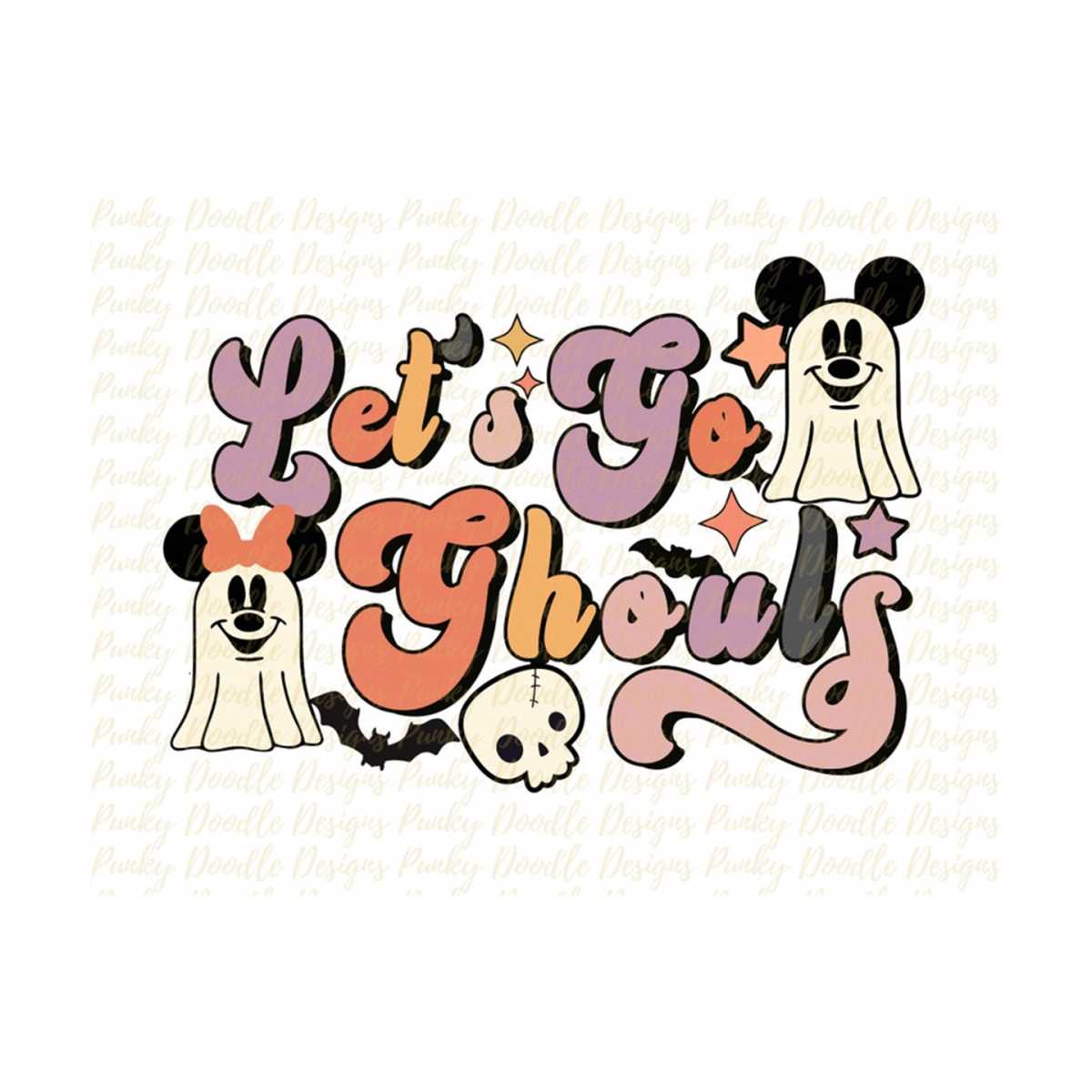 Mickey Ghost Png | Let's Go Ghouls Png | Halloween Design | | Inspire ...
