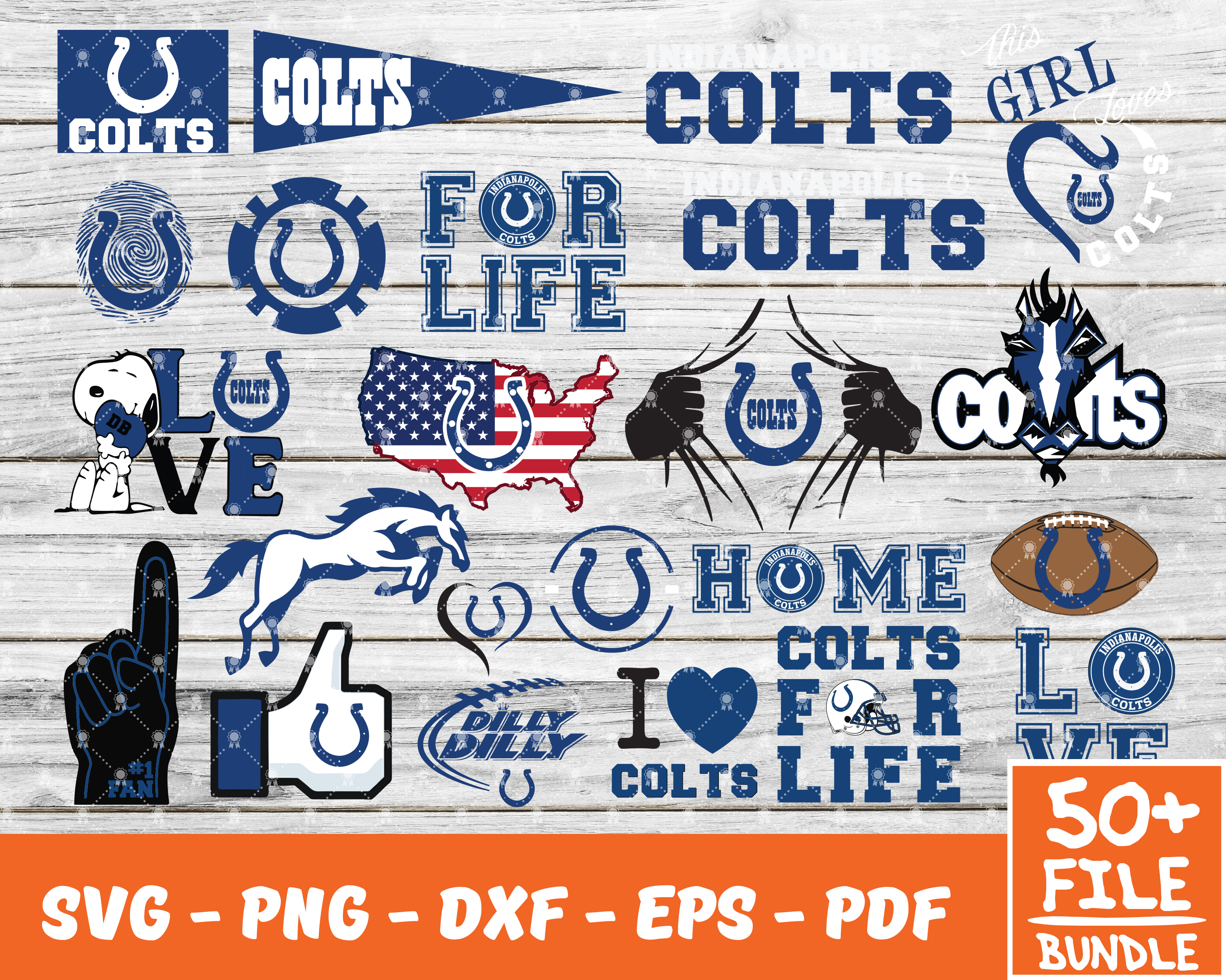 Indianapolis Colts Svg , Football Team Svg, Cricut, Digital | Inspire ...
