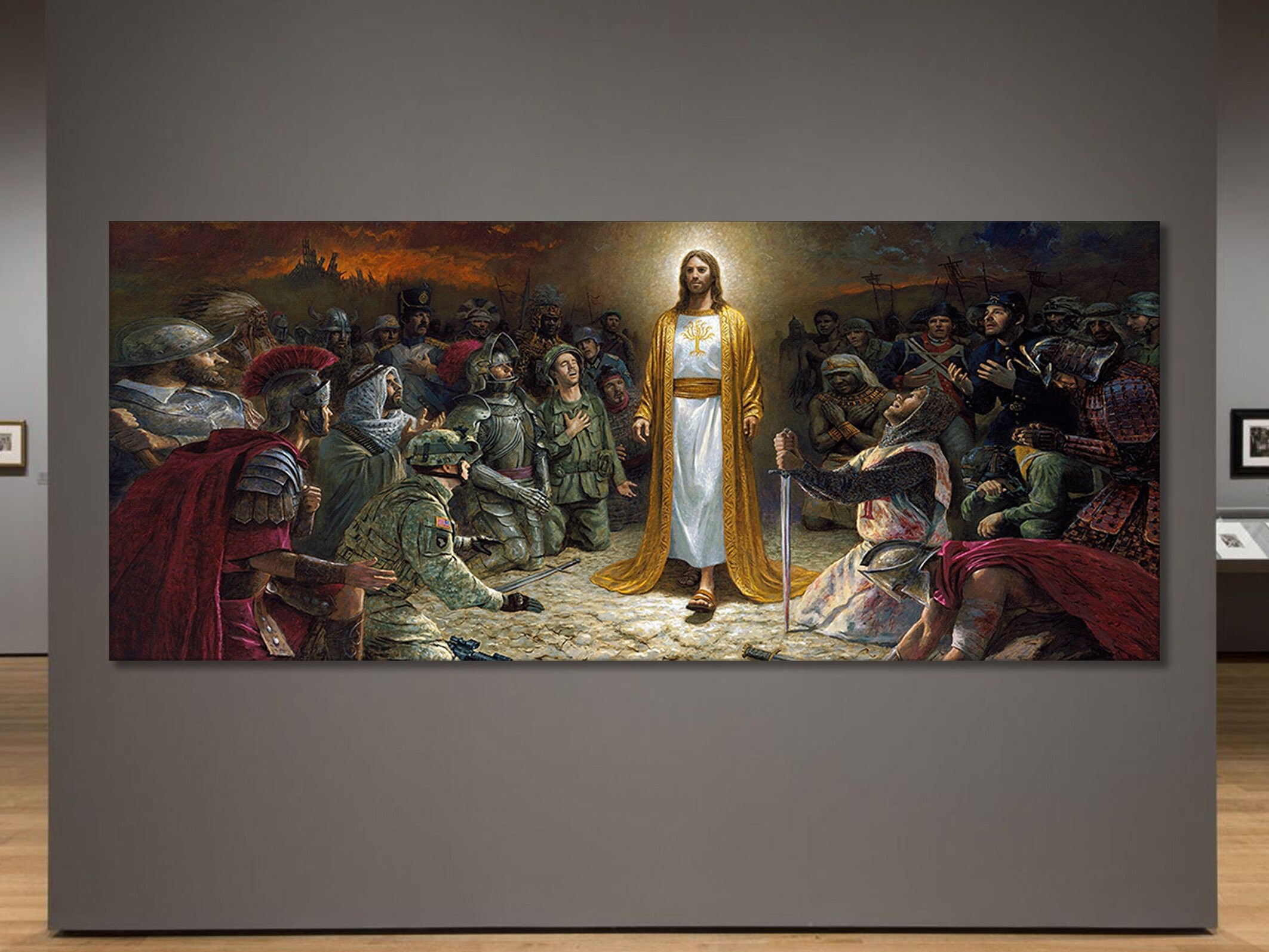 Christian Wall Art Jesus Canvas or Posyter, Jesus Wall Art, | Inspire ...