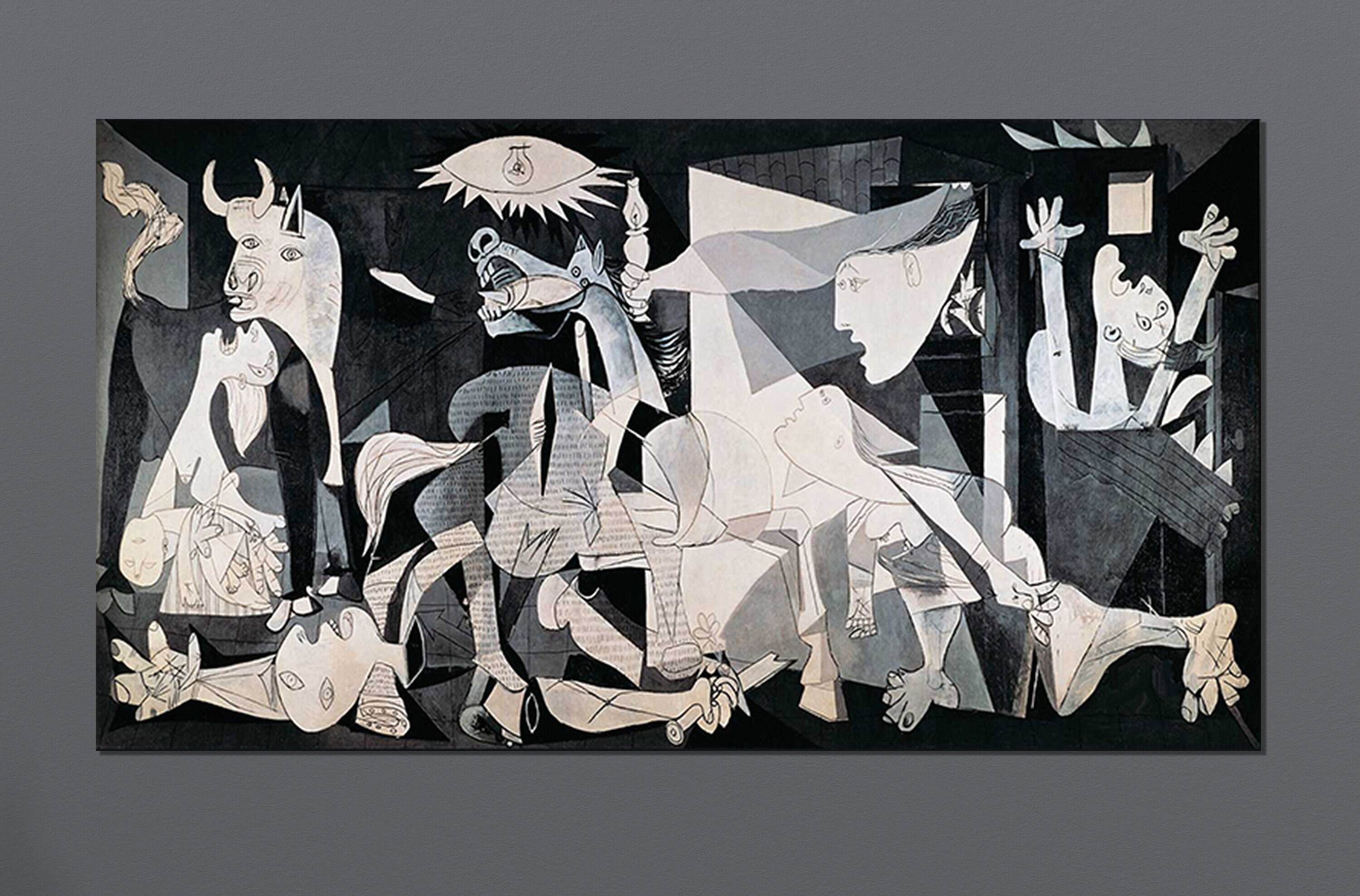 Guernica, Picasso Art, Guernica Canvas Wall Art, Huge Canvas | Inspire ...
