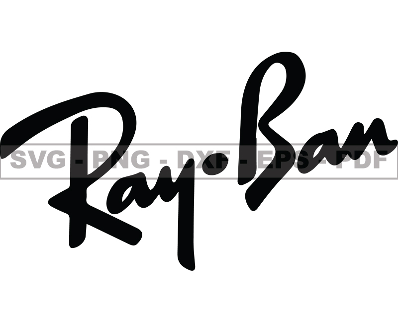 Ray Ban Logo Svg, Fashion Brand Logo 122 | Inspire Uplift