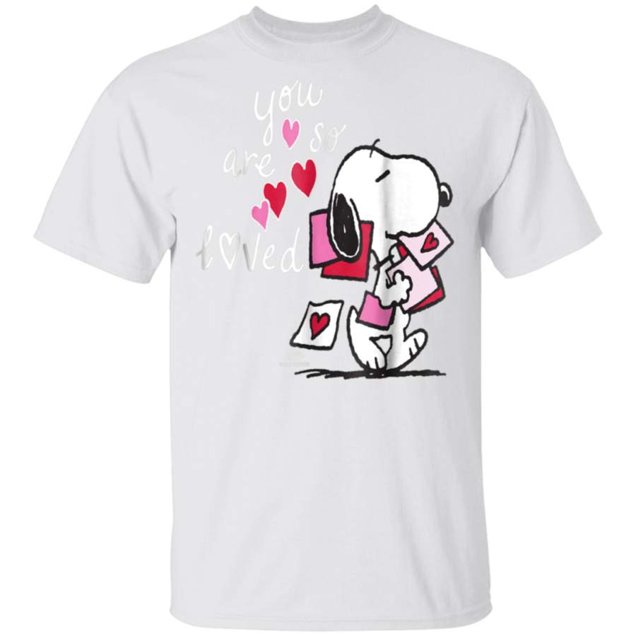 Peanuts Snoopy So Loved T-Shirt | Inspire Uplift