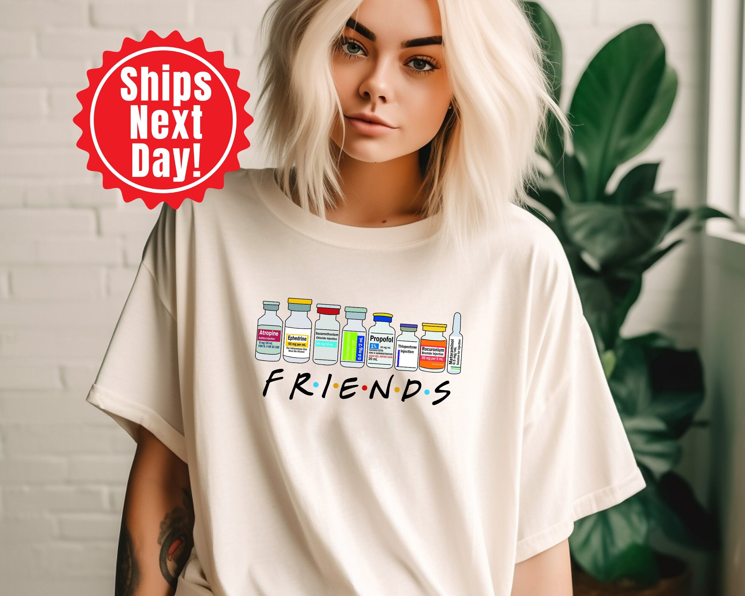 Nurse Friends, ICU Propofol Shirt, Propofol CRNA Medical Cri | Inspire ...