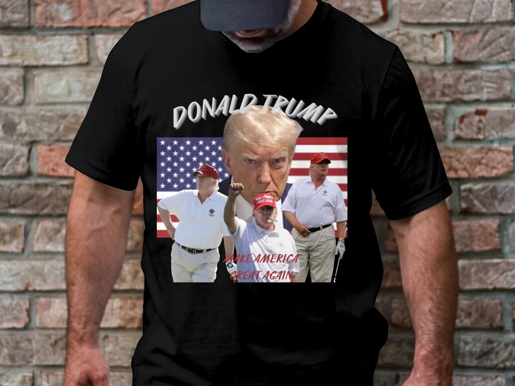 Donald Trump TShirt - Donald Trump Mugshot Golf Shirt Vintag | Inspire ...