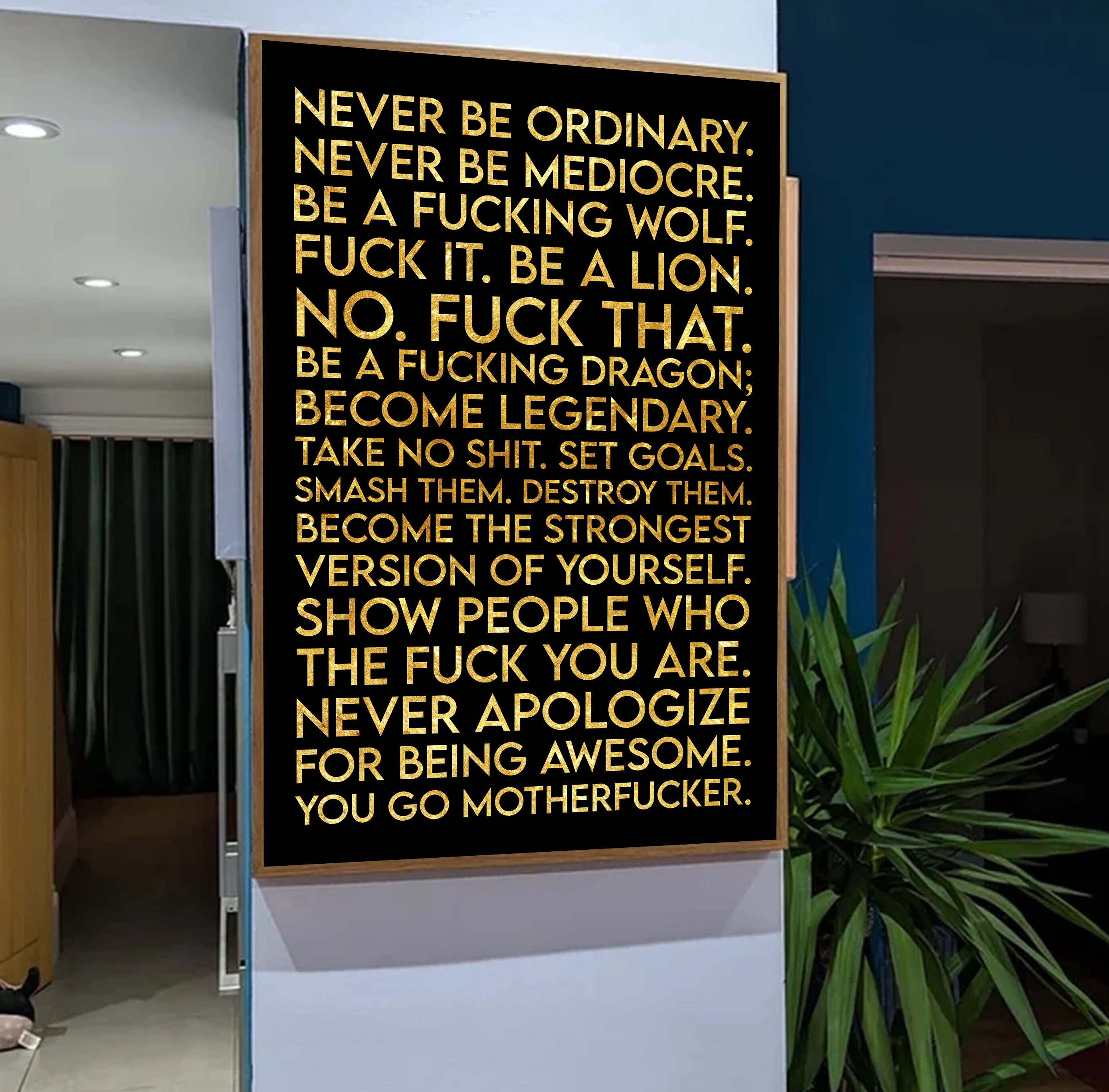 Never Be Ordinary Poster - Inspire Uplift