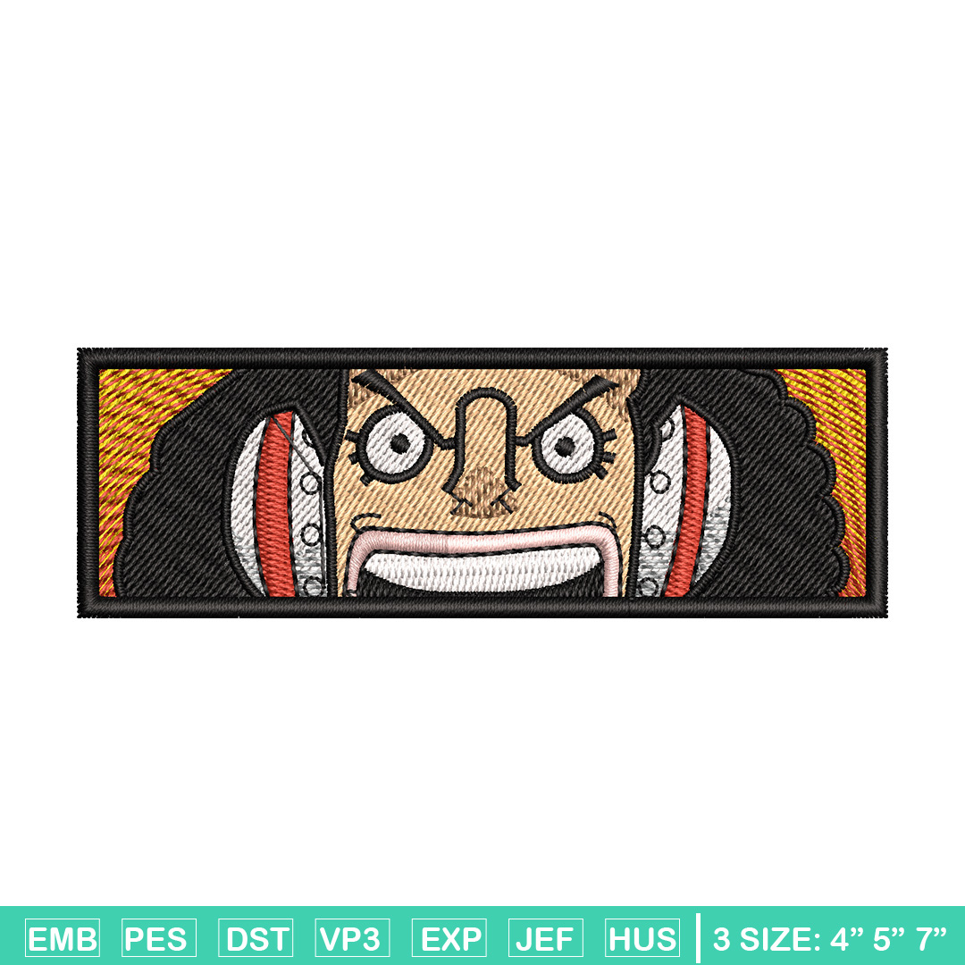 Usopp eyes embroidery design, One piece embroidery, Anime de | Inspire ...