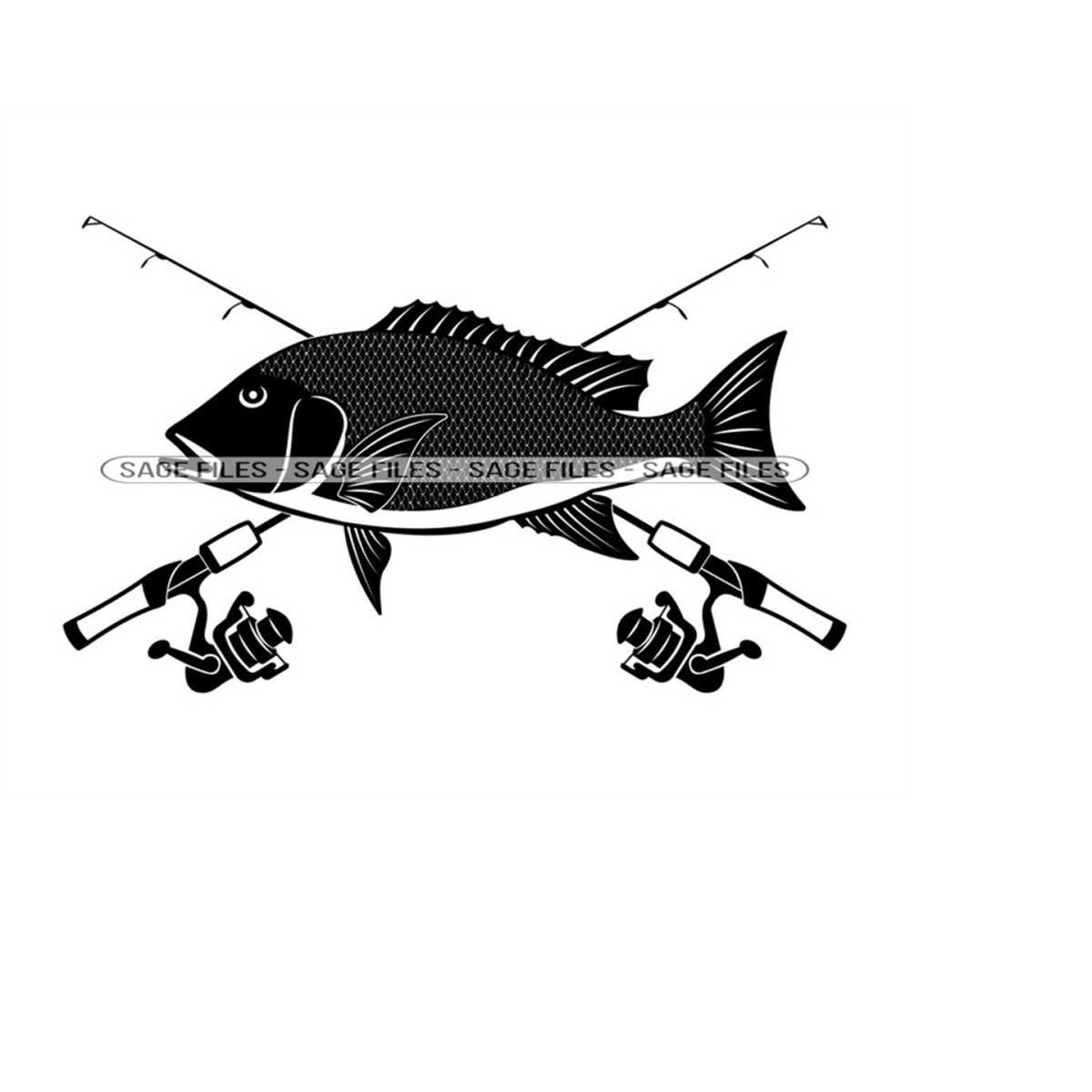 Snapper Fishing SVG, Fishing Logo Svg, Fish Svg, Fishing Cli - Inspire ...