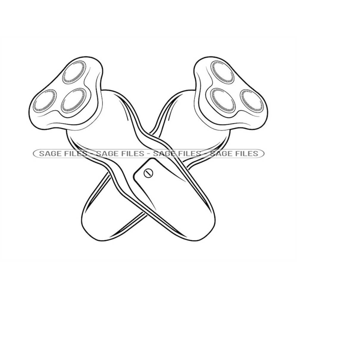Electric Shaver Outline Logo SVG, Grooming Svg, Shaving Svg, - Inspire ...