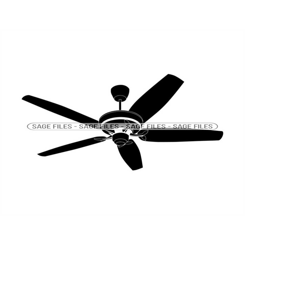 Ceiling Fan 2 SVG, Ceiling Fan SVG, Ceiling Fan Clipart, Cei - Inspire ...