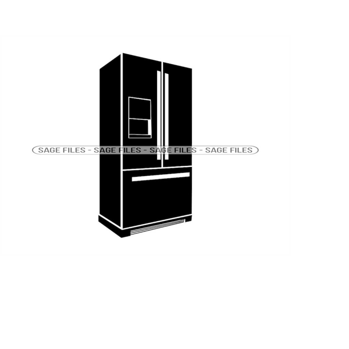 Refrigerator SVG, Kitchen Svg, Refrigerator Clipart, Refrige - Inspire ...