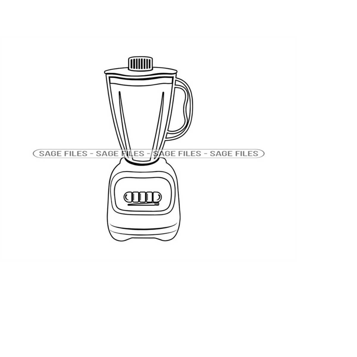 Blender Outline SVG, Cooking Svg, Blender Clipart, Blender F - Inspire ...