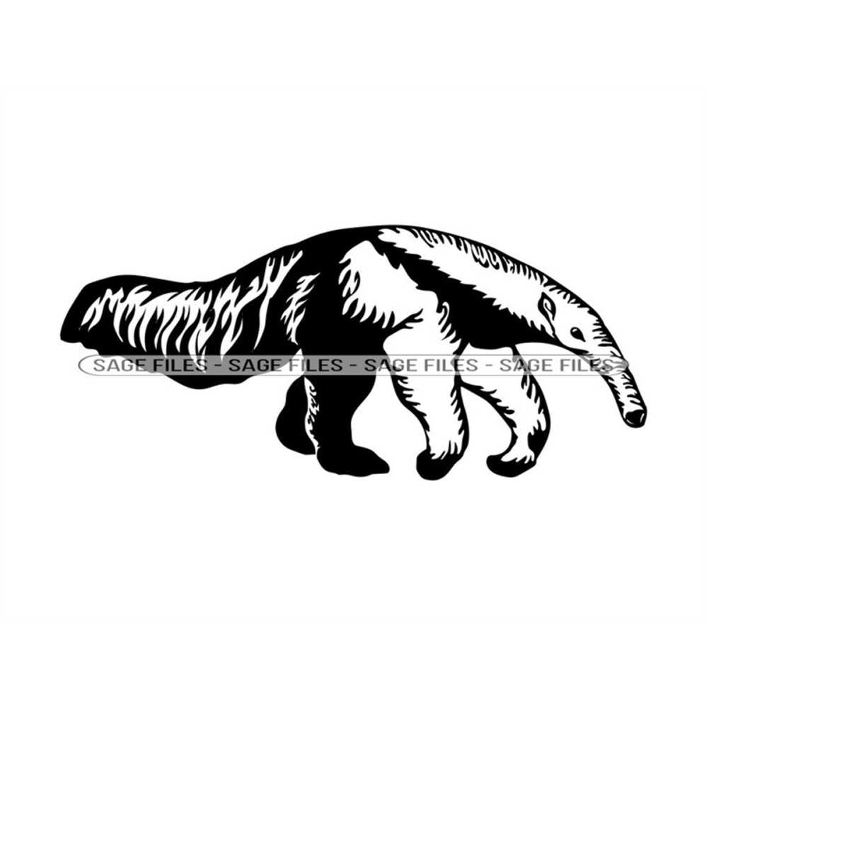 Giant Anteater SVG, Anteater Svg, Anteater Clipart, Anteater | Inspire ...