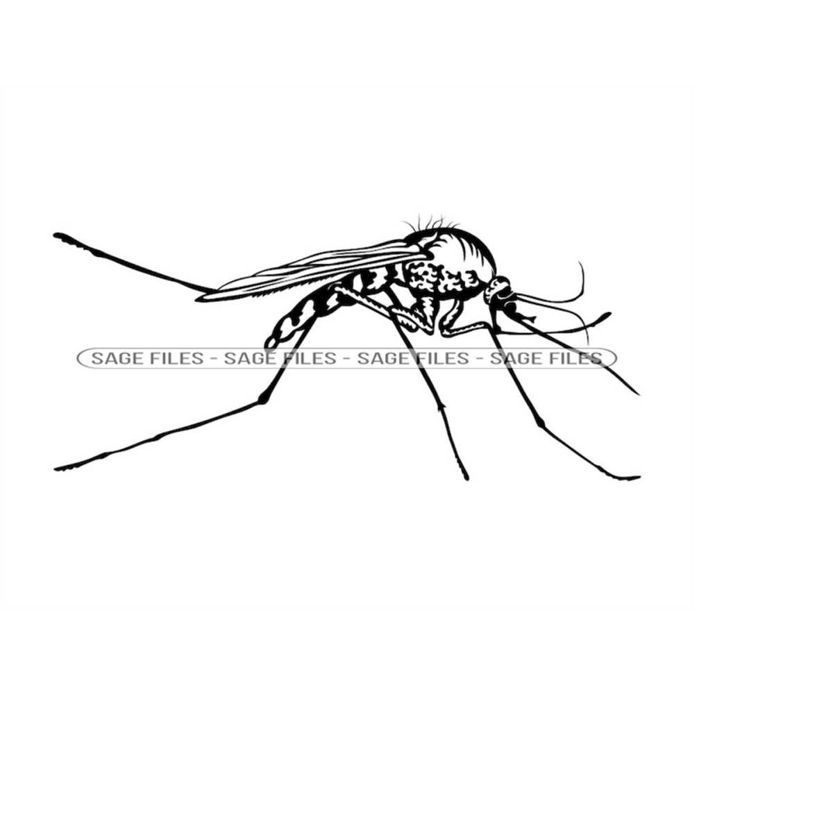 Mosquito 3 SVG, Mosquito Svg, Insect Svg, Mosquito Clipart, - Inspire ...
