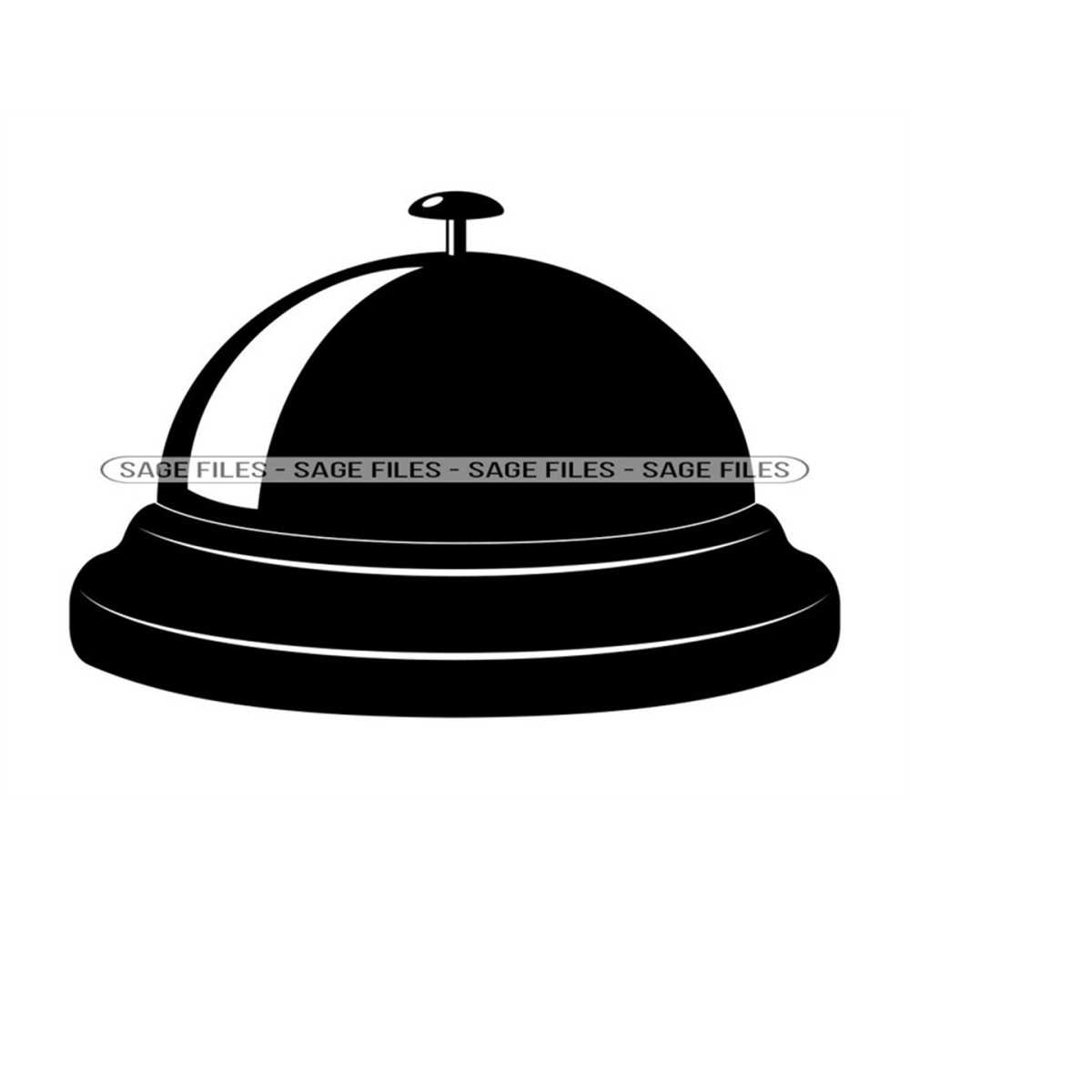 Desk Bell SVG, Hotel Svg, Waiter Svg, Waitress Svg, Check In - Inspire ...