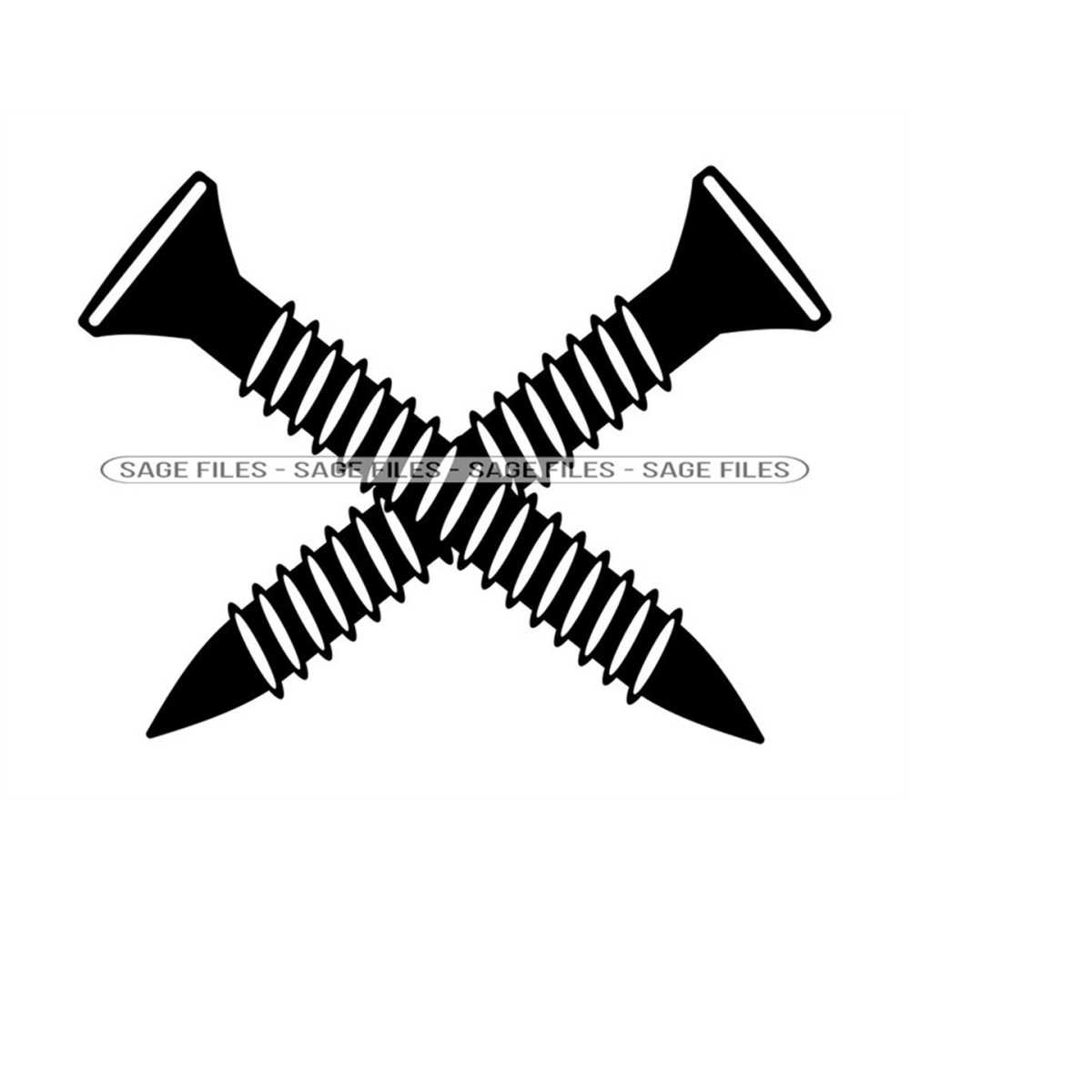 Screw Logo SVG, Handyman Svg, Tools Svg, Repair Svg, Screw C - Inspire ...