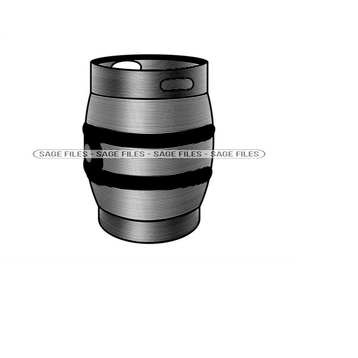 Beer Keg 2 SVG, Beer Svg, Keg Svg, Beer Keg Clipart, Beer Ke | Inspire ...