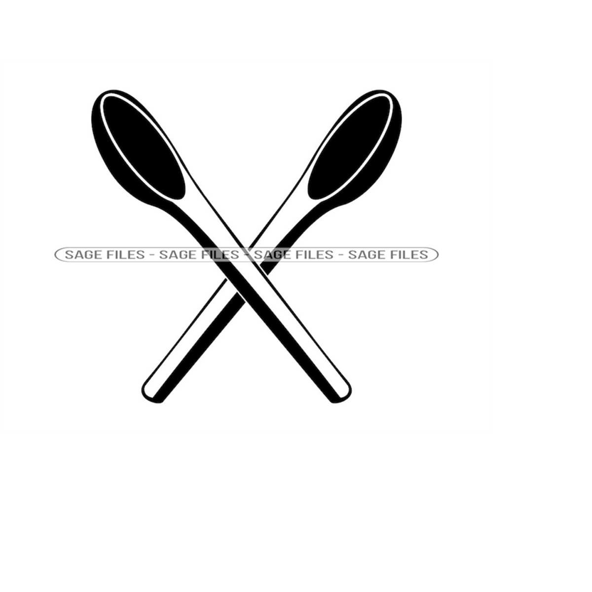 Wood Spoon Logo SVG, Wooden Spoon Svg, Wood Spoon Clipart, W - Inspire ...
