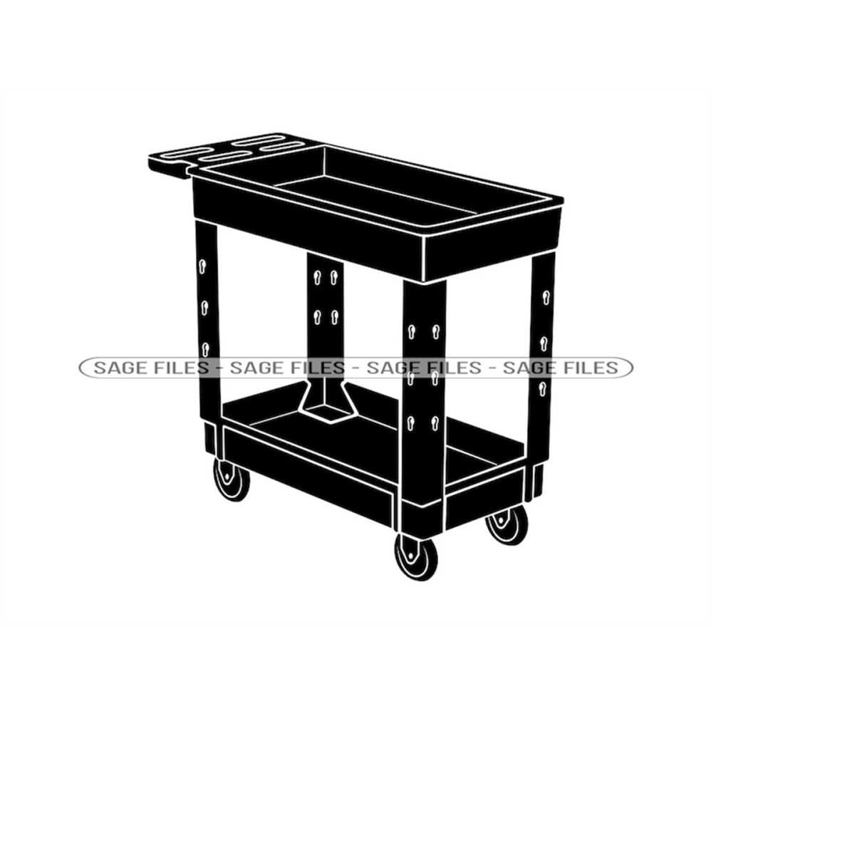 Cart 2 SVG, Cart SVG, Utility Cart Svg, Shelf Tray, Cart Cli - Inspire ...