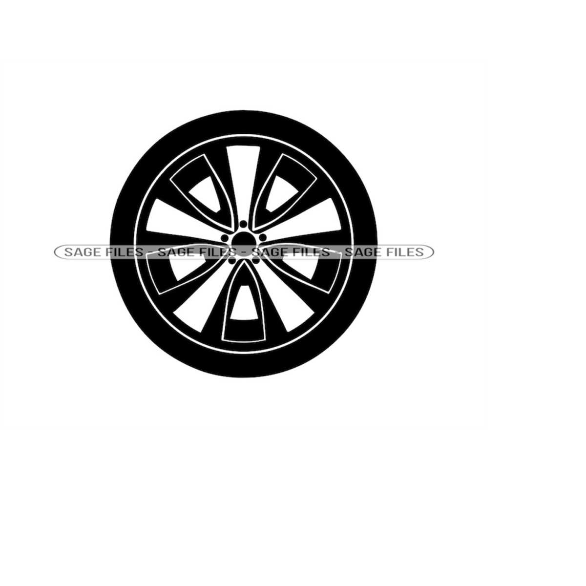 Wheel 4 SVG, Wheel Svg, Car Tire Svg, Wheel Clipart, Wheel F | Inspire ...