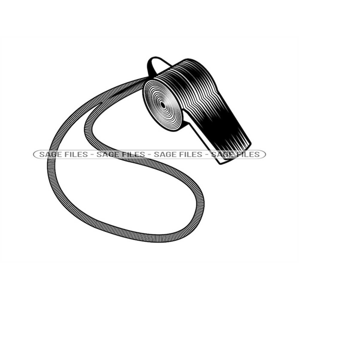 Whistle 2 SVG, Whistle SVG, Referee Svg, Whistle Clipart, Wh - Inspire ...