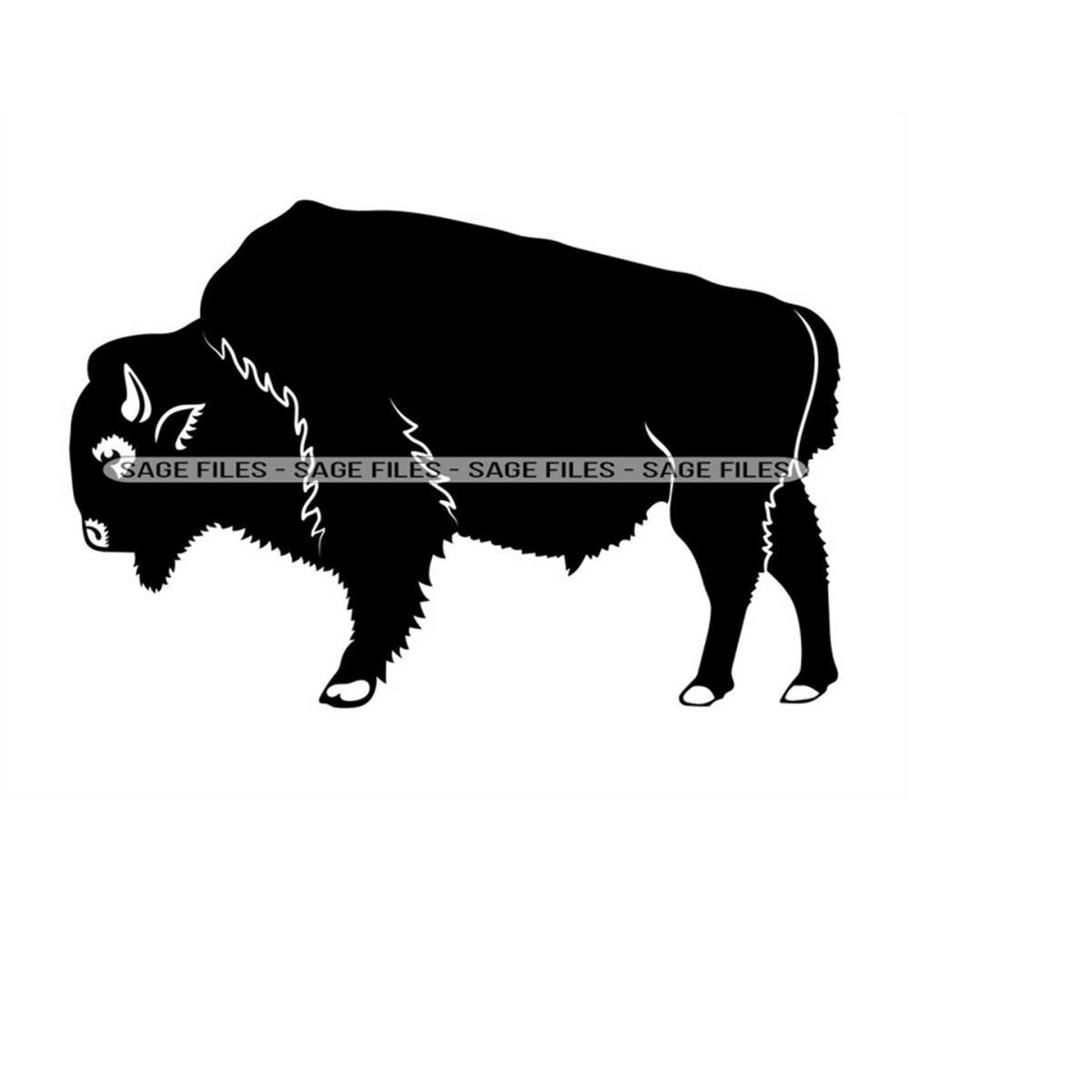Bison 4 SVG, Bison Svg, Buffalo Svg, Bison Clipart, Bison Fi | Inspire ...