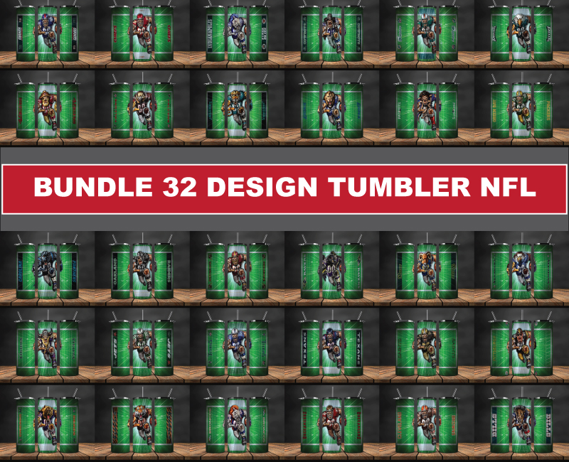 Nfl Stadiums Tumbler Wraps Bundle, Nfl Tumbler Wrap 70 | Inspire Uplift