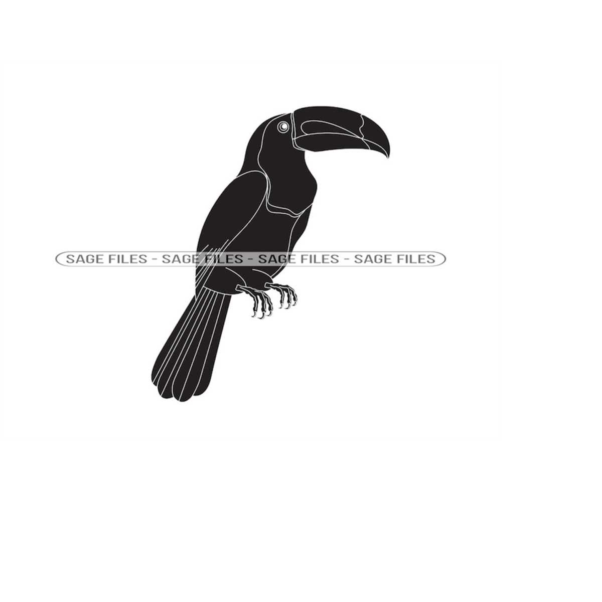 Toucan 2 SVG, Toucan SVG, Toucan Clipart, Toucan Files for C - Inspire ...