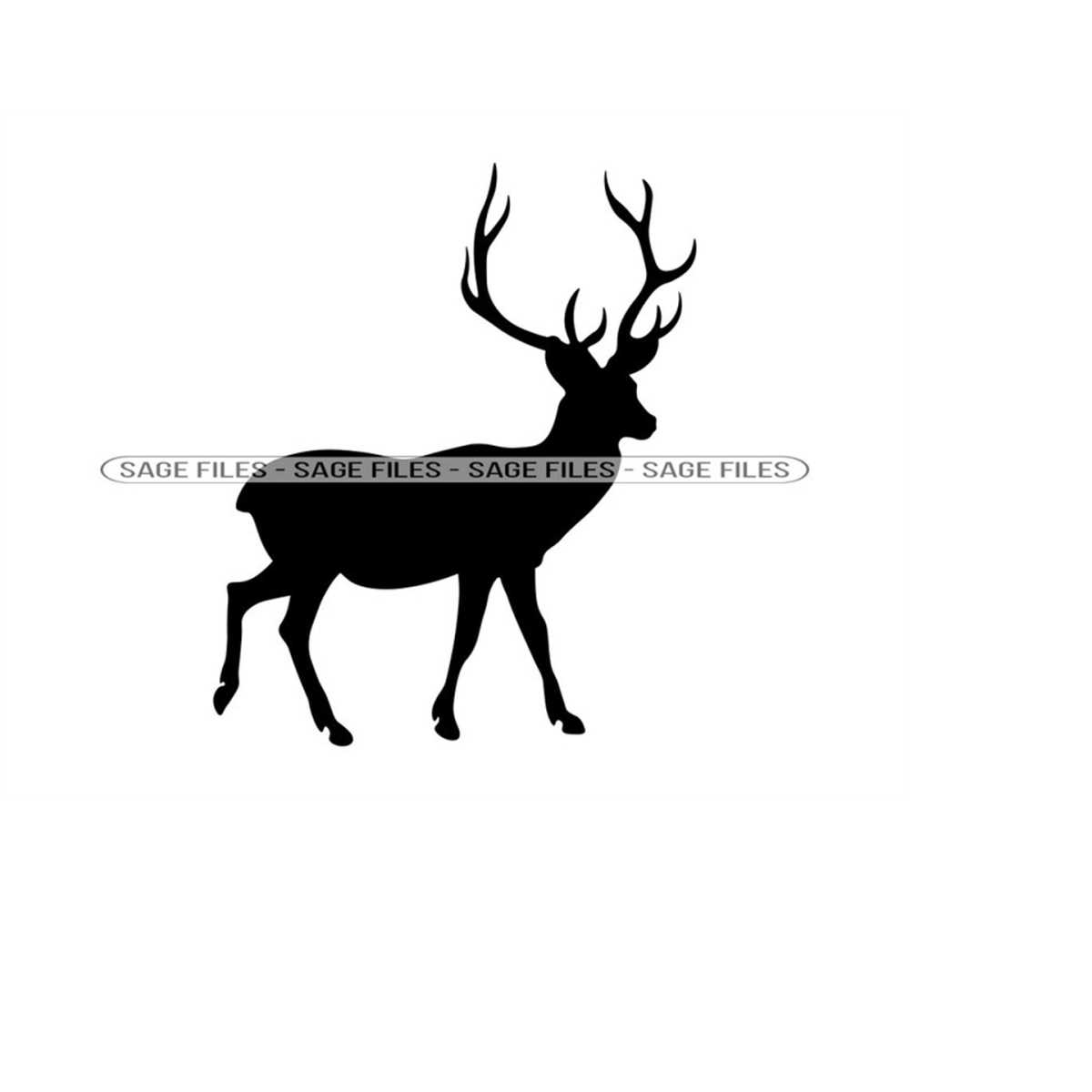 Deer Silhouette Svg Deer Svg Stag Svg Deer Png Deer Desi Inspire
