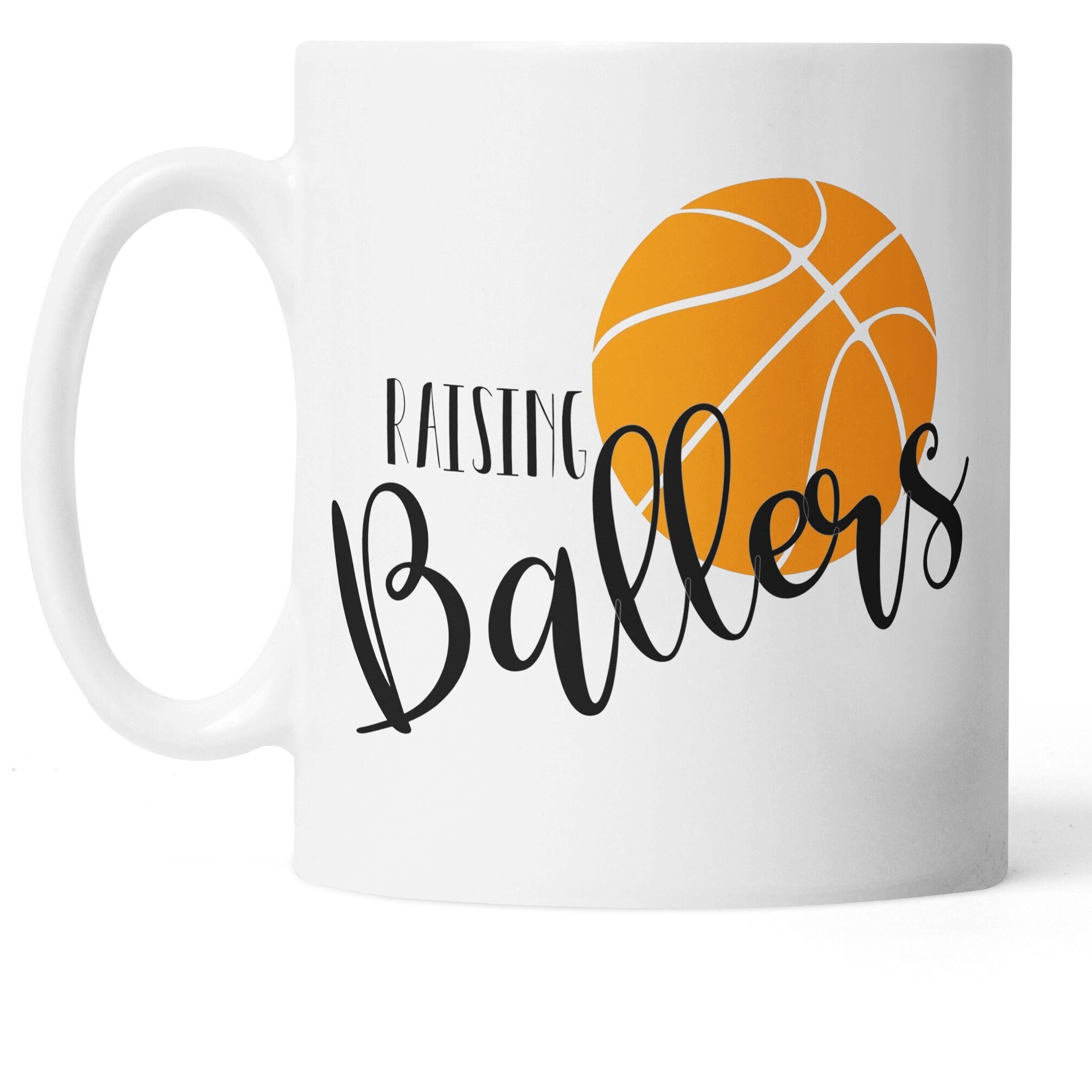 Raising ballers Mug 2, Funny Basketball Gifts for Men, Him | Inspire Uplift
