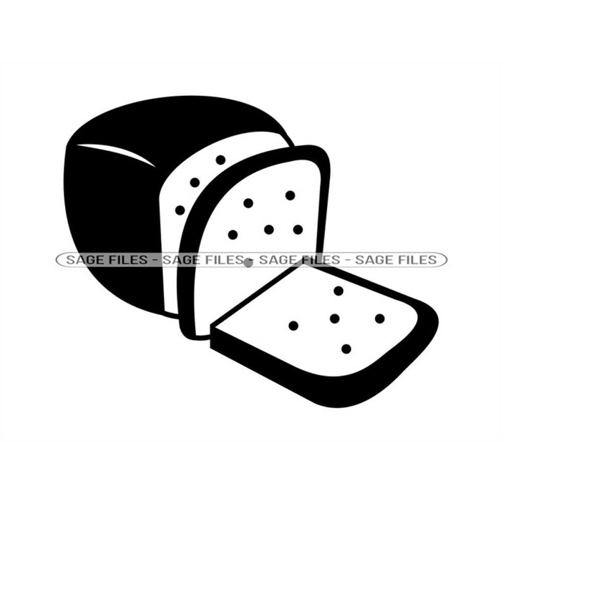 Bread 6 SVG, Bread SVG, Loaf Of Bread SVG, Bread Clipart, Br - Inspire ...