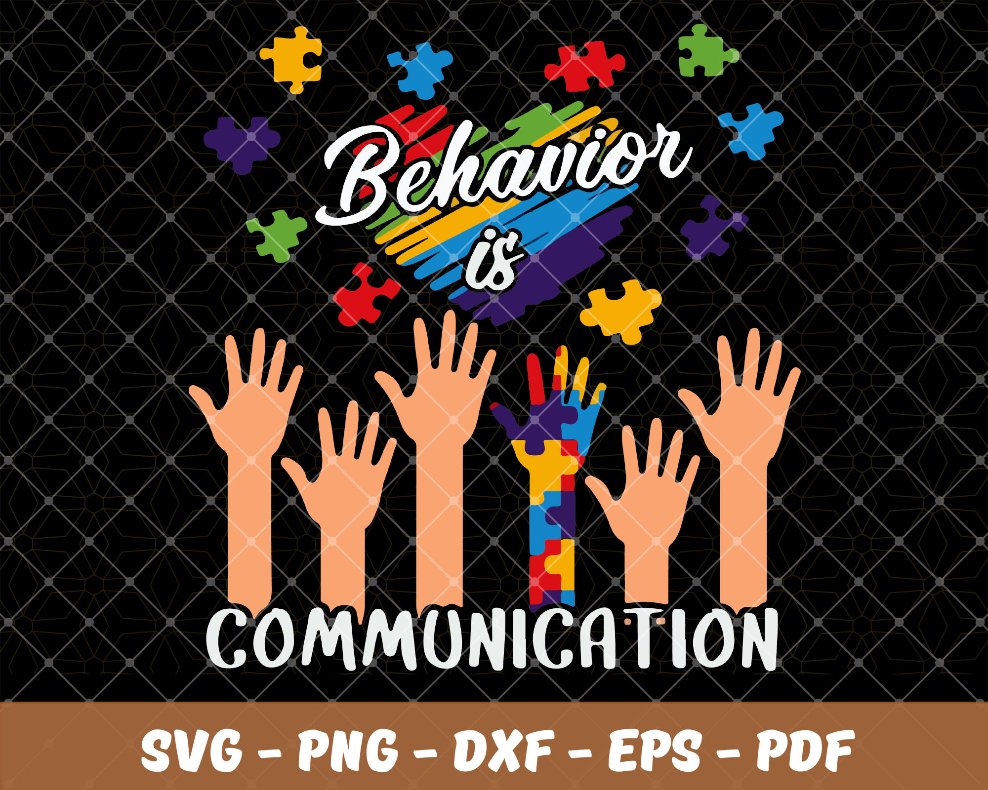 Behavior is communication,Autism Svg | Inspire Uplift