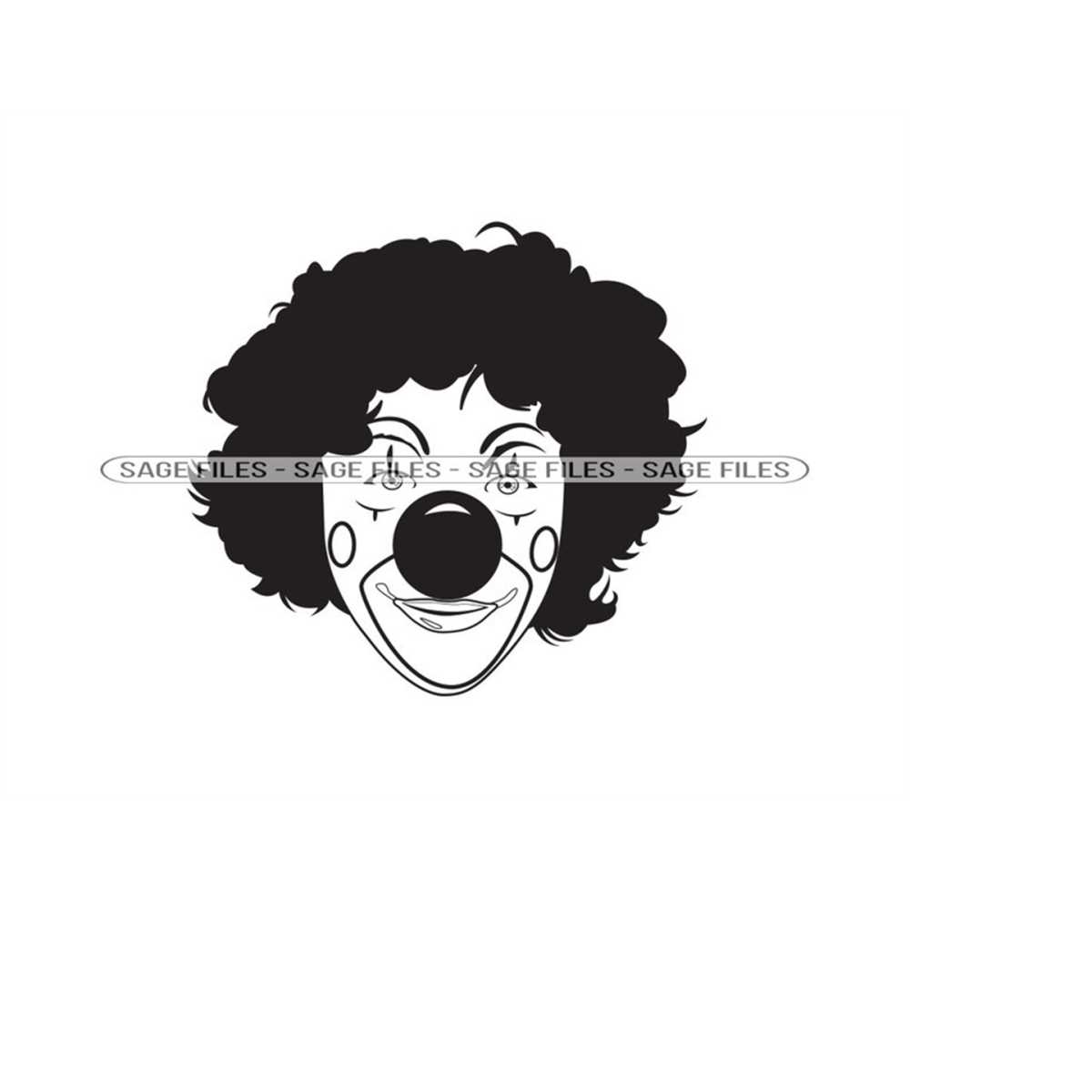 Clown 3 SVG, Clown Svg, Jester, Joker, Clown Clipart, Clown - Inspire ...