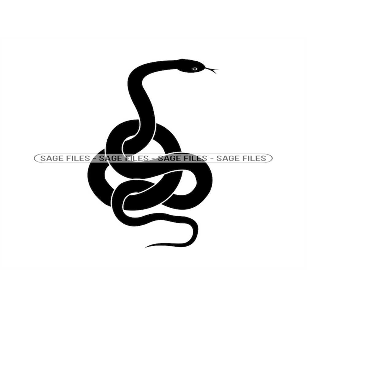 Coiled Snake 2 SVG, Snake Logo SVG, Snake SVG, Snake Clipart - Inspire ...