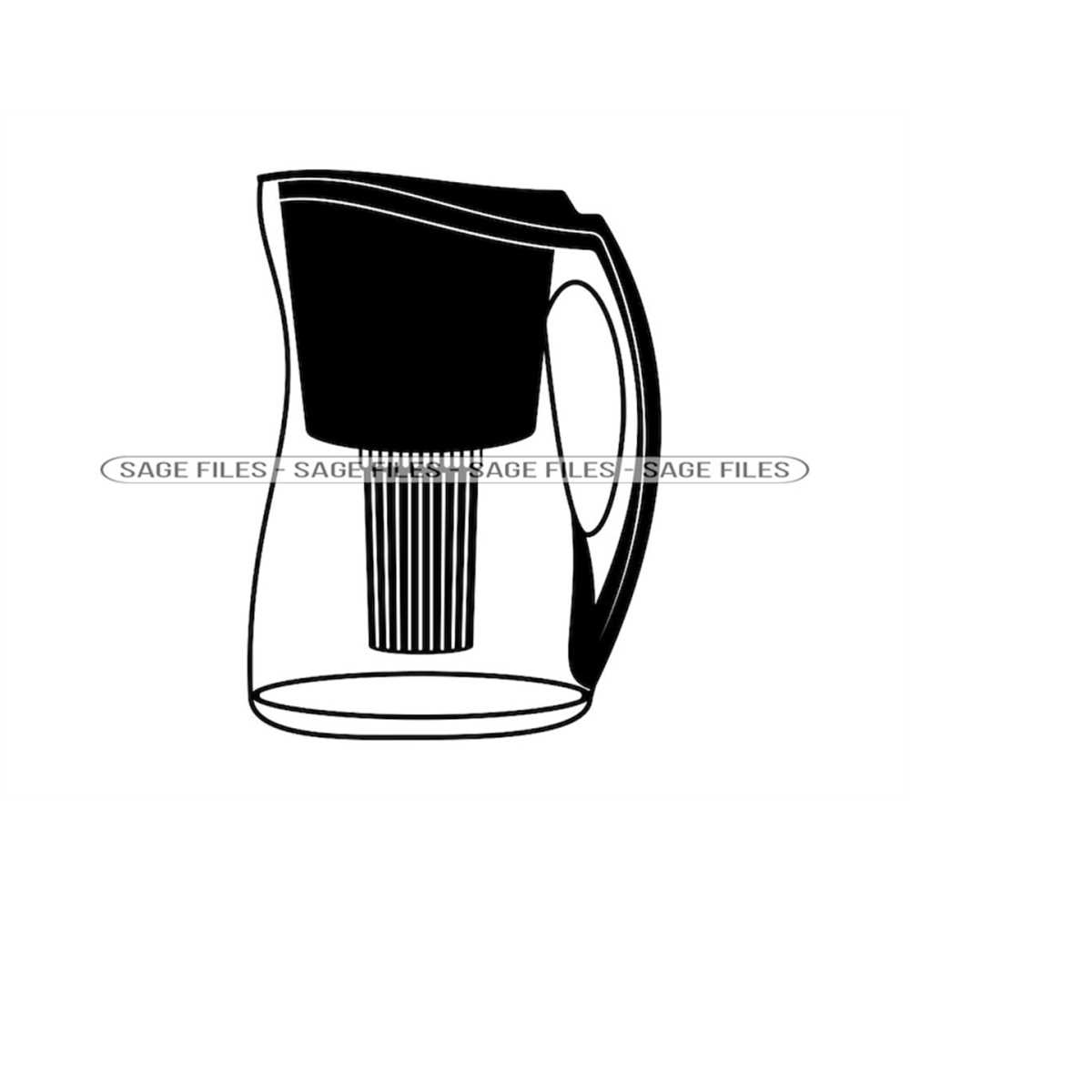 Water Pitcher SVG, Water Pitcher Clipart, Water Pitcher File | Inspire ...