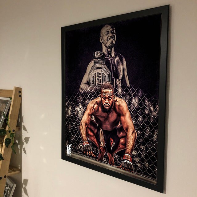 Jon Bones Jones UFC Poster, Boxing Poster, Sports Poster, No | Inspire ...