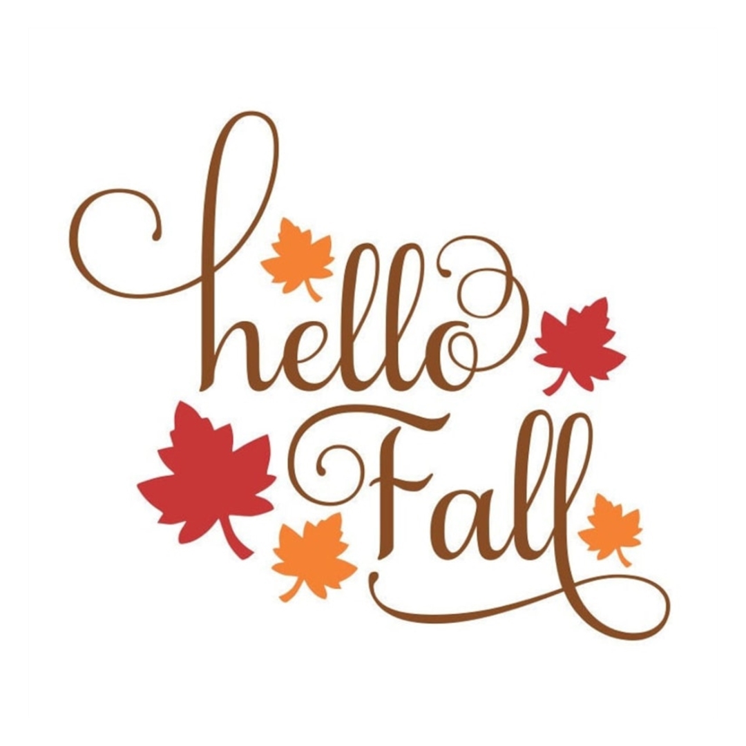 Hello Fall SVG, Fall Door Sign SVG, Thanksgiving SVG, Digita | Inspire ...
