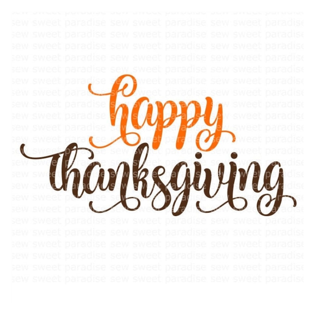 Happy Thanksgiving SVG, Thanksgiving Script SVG, Fall SVG, D | Inspire ...