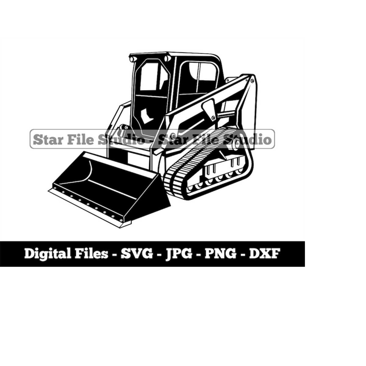 Track Skid Steer Svg, Track Skid Steer Svg, Heavy Equipment - Inspire ...