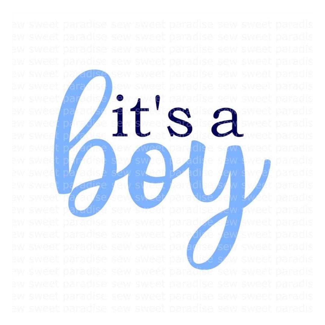 It's a Boy SVG, Baby Shower SVG, Baby Boy Sign, Clip Art, Di | Inspire ...